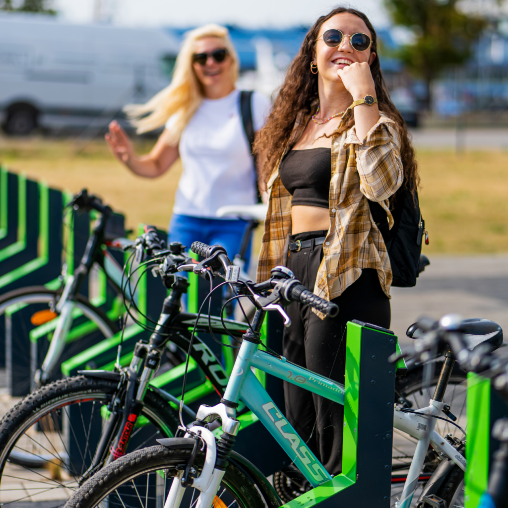 Highly secure smart bike parking station for personal bikes | Bikeep