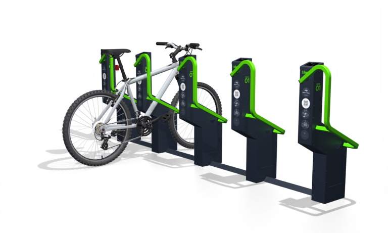 Highly secure smart bike parking station for personal bikes | Bikeep