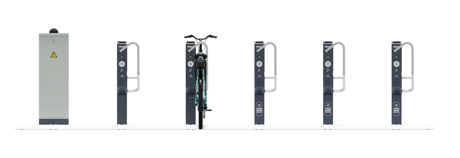 Highly secure smart bike parking station for personal bikes | Bikeep
