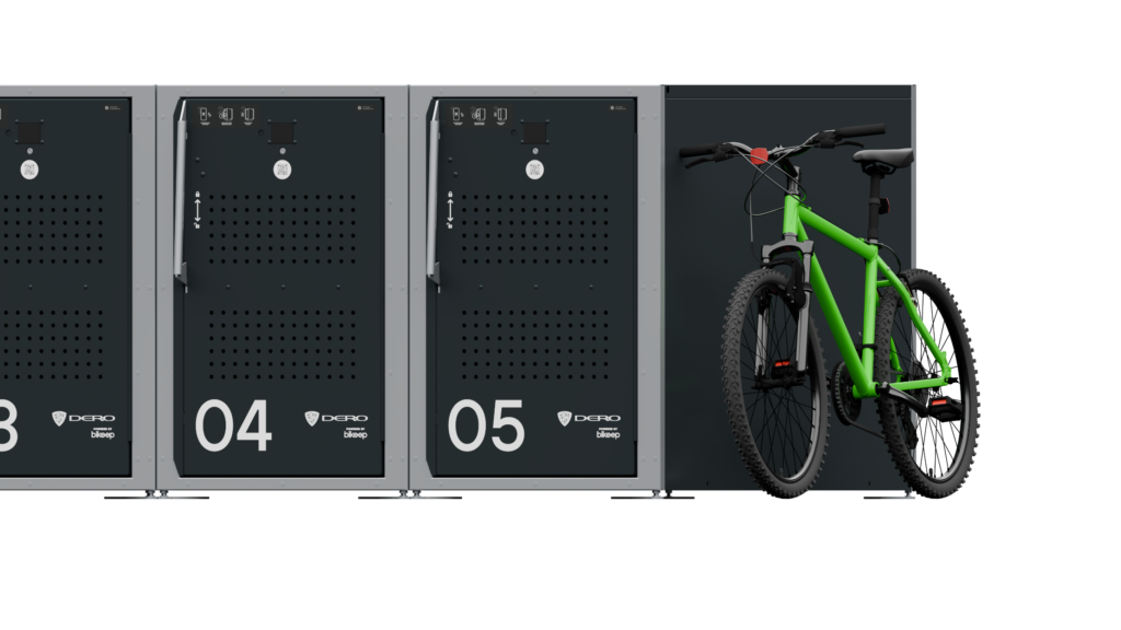 Smart Bike Lockers for outdoor, commercial and public use | Bikeep