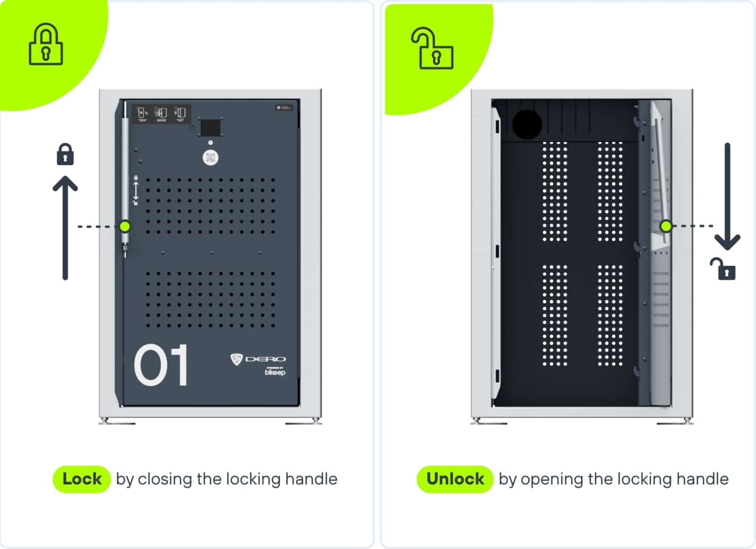 Smart Bike Lockers for outdoor, commercial and public use | Bikeep