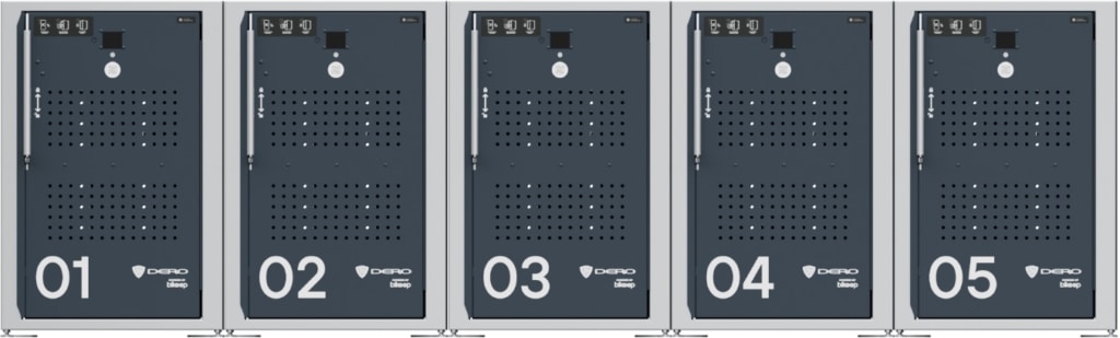 Smart Bike Lockers for outdoor, commercial and public use | Bikeep