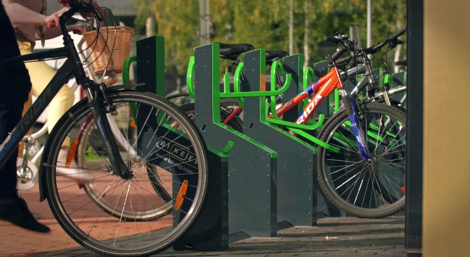 Secure And Smart Bike Parking Station | Bikeep
