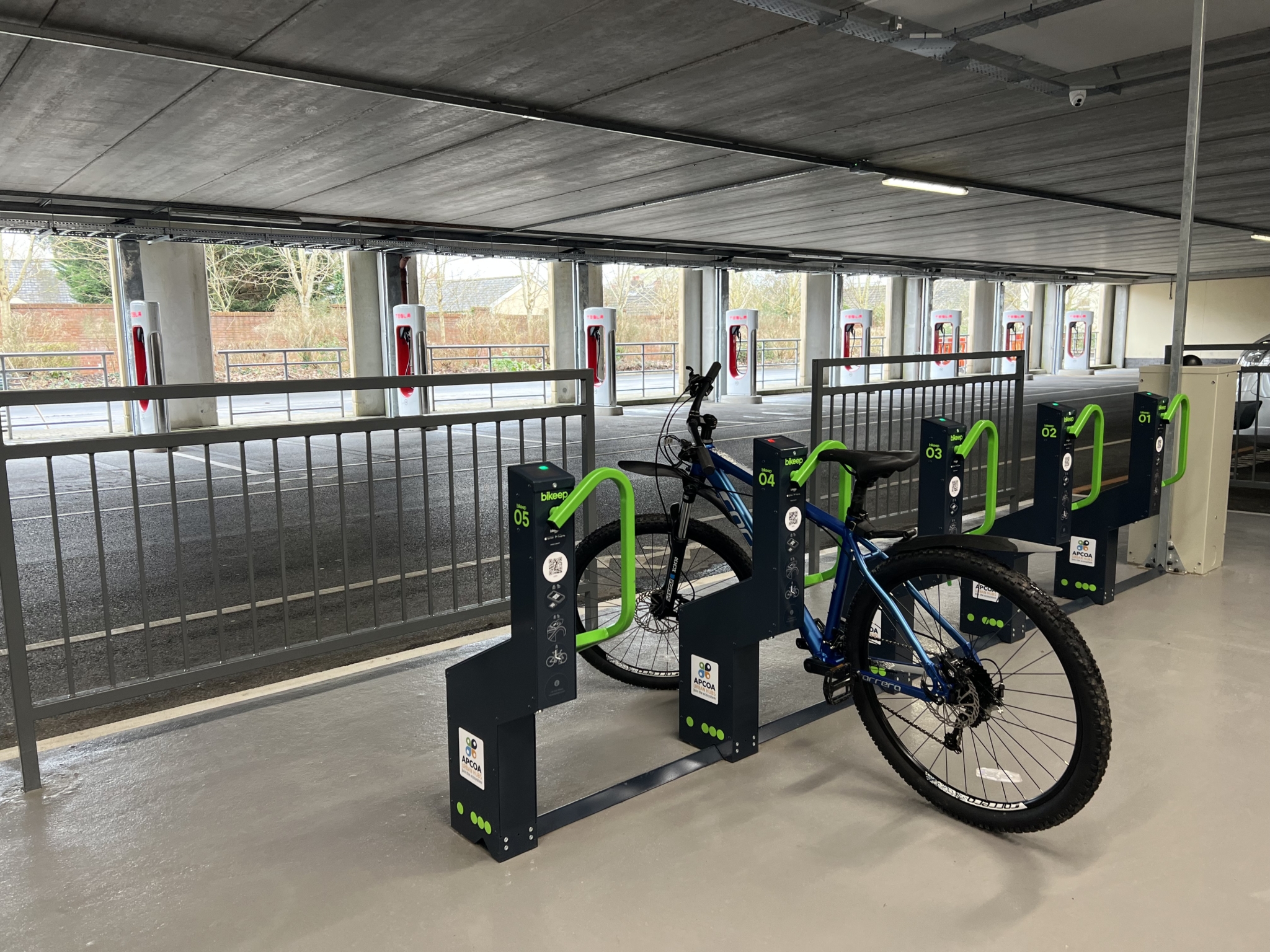 APCOA Launches First Urban Mobility Hub In The UK With Sustainable Services And Bike Parking And ...
